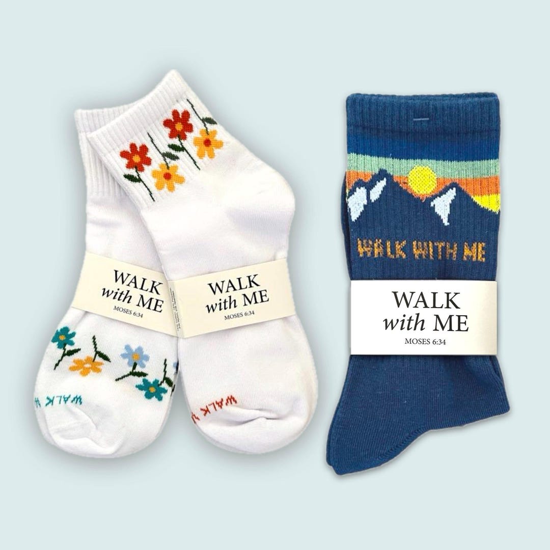 Walk With Me Socks 2026 Youth Theme Gifts for YM & YW, High Quality ...