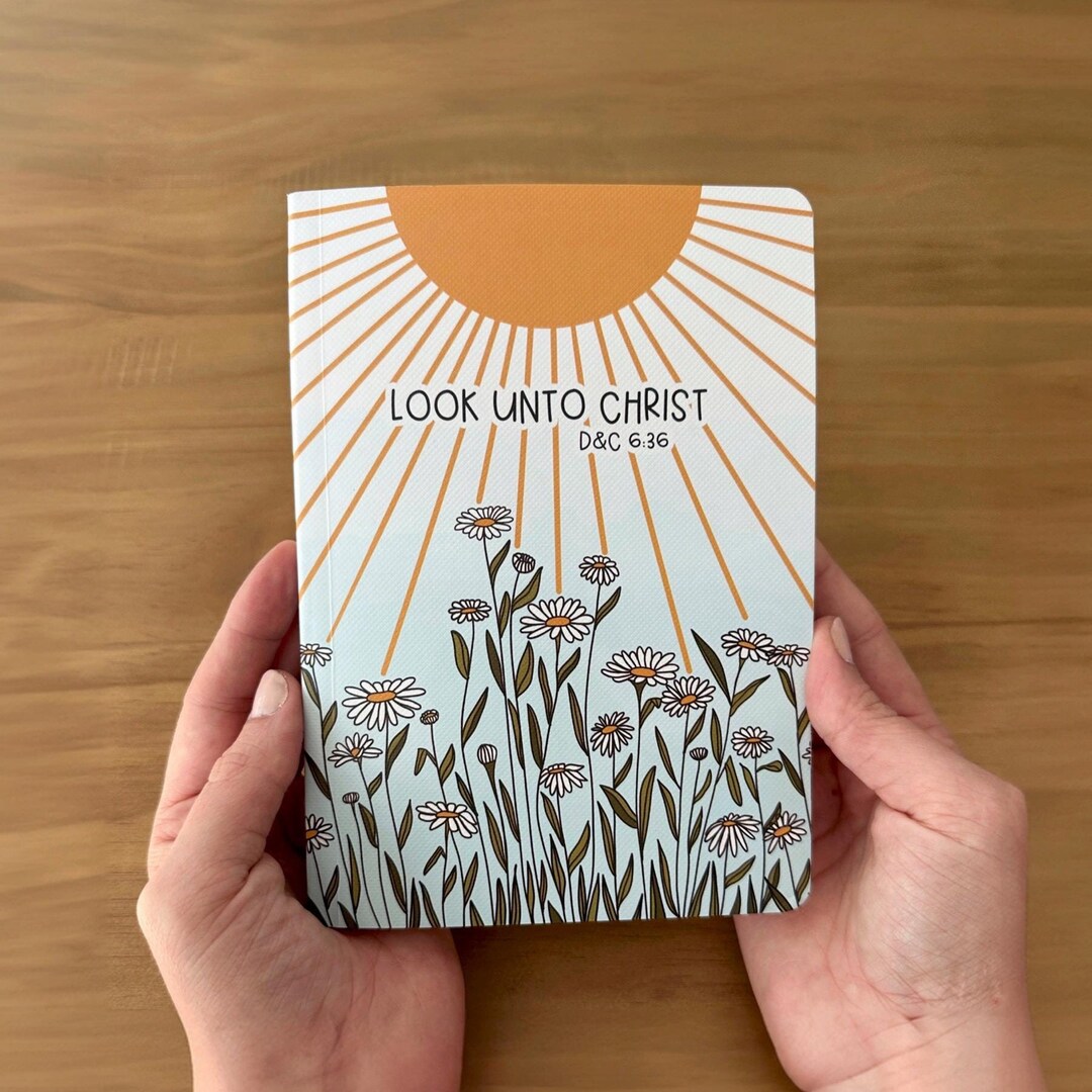 Look Unto Christ 2025 LDS Youth Theme Journals | 5x7 Notebook Cute ...