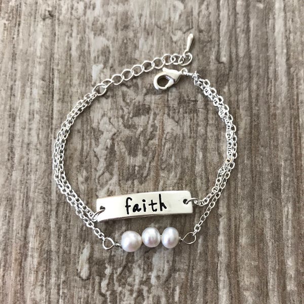 Faith Bracelet - Etsy