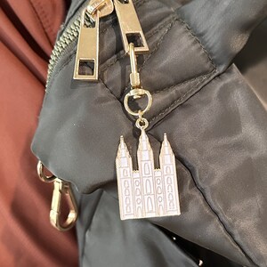 Salt Lake LDS Temple Keychain or Pin, Stand in Holy Places, Church of ...