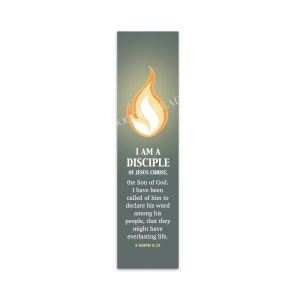 2024 Youth Theme I Am a Disciple of Jesus Christ Bookmarks, 5x7 Prints ...