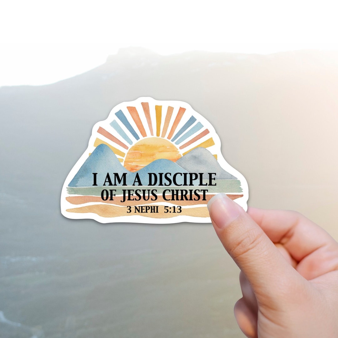I Am a Disciple of Jesus Christ Sticker 2024 Youth Theme LDS Stickers ...