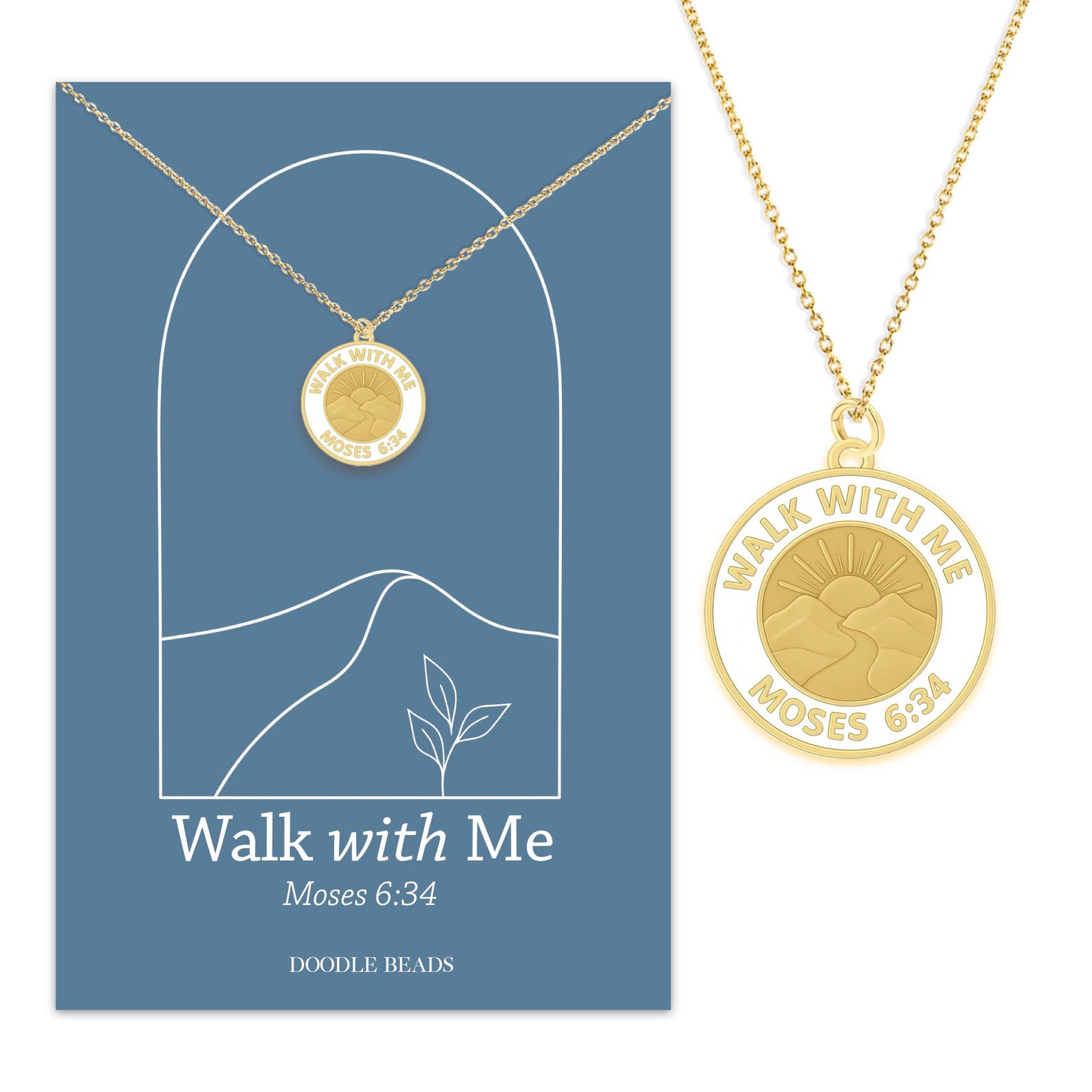 2026 LDS Youth Theme | Walk With Me Necklace | Christus Pendant Moses 6 ...