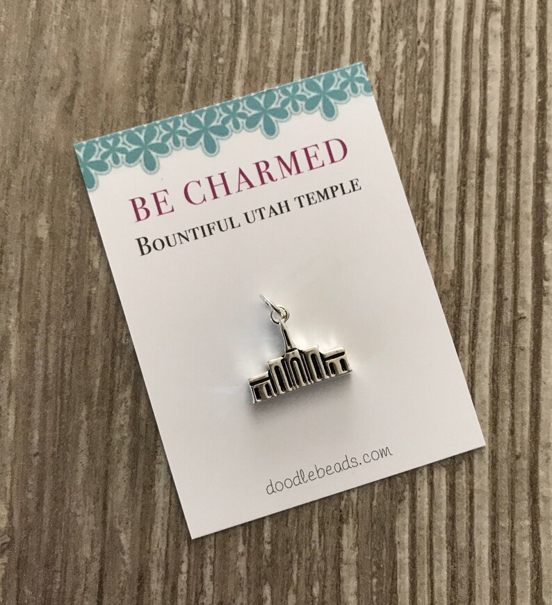 Bountiful Temple LDS Temples Bountiful Utah Temple charm | Etsy