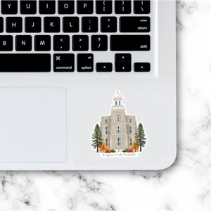 Logan Temple Sticker, Logan Utah LDS Temple, LDS Stickers, Waterproof ...
