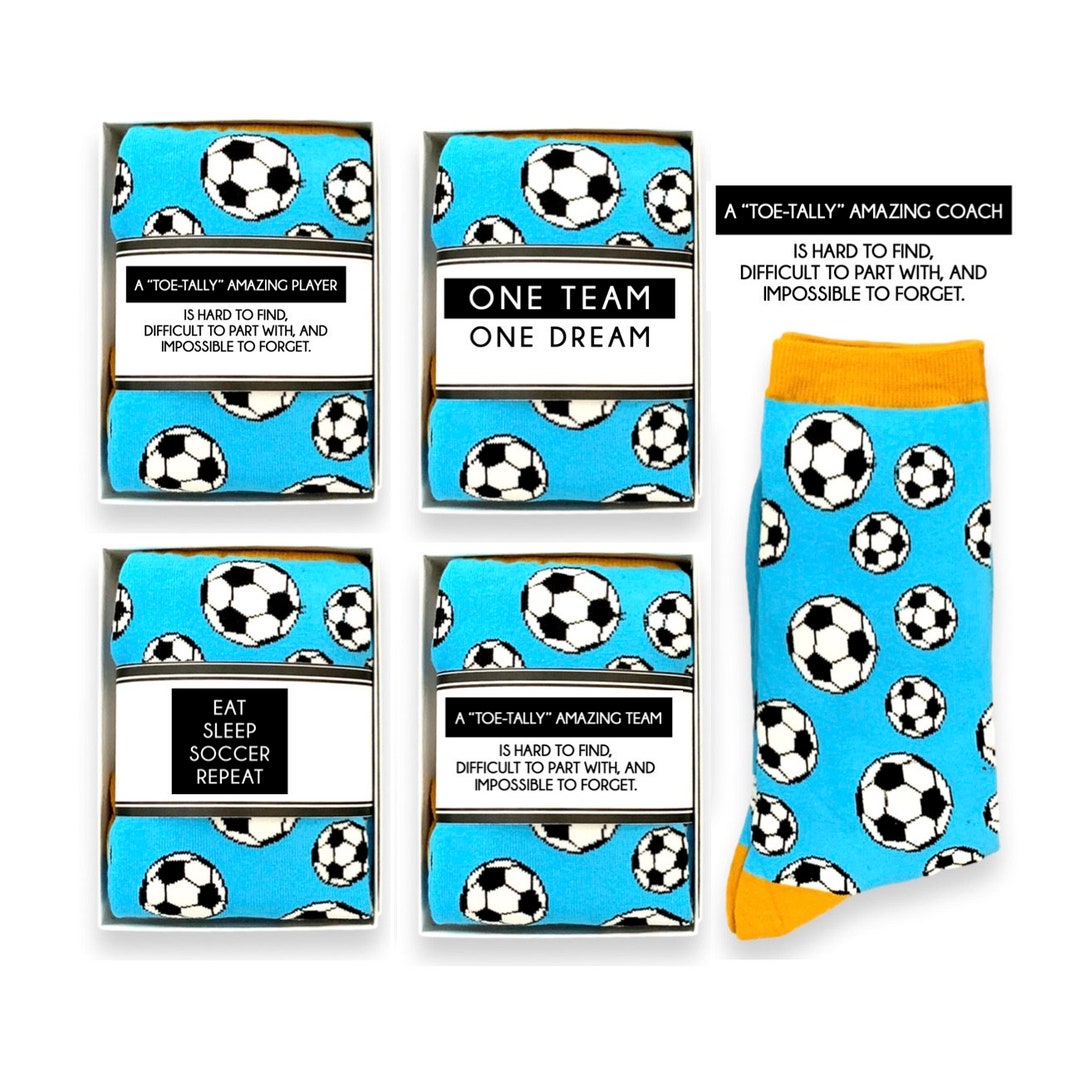 Funny Soccer Ball Socks With Sayings for Coach, Player, Referee – Adult ...