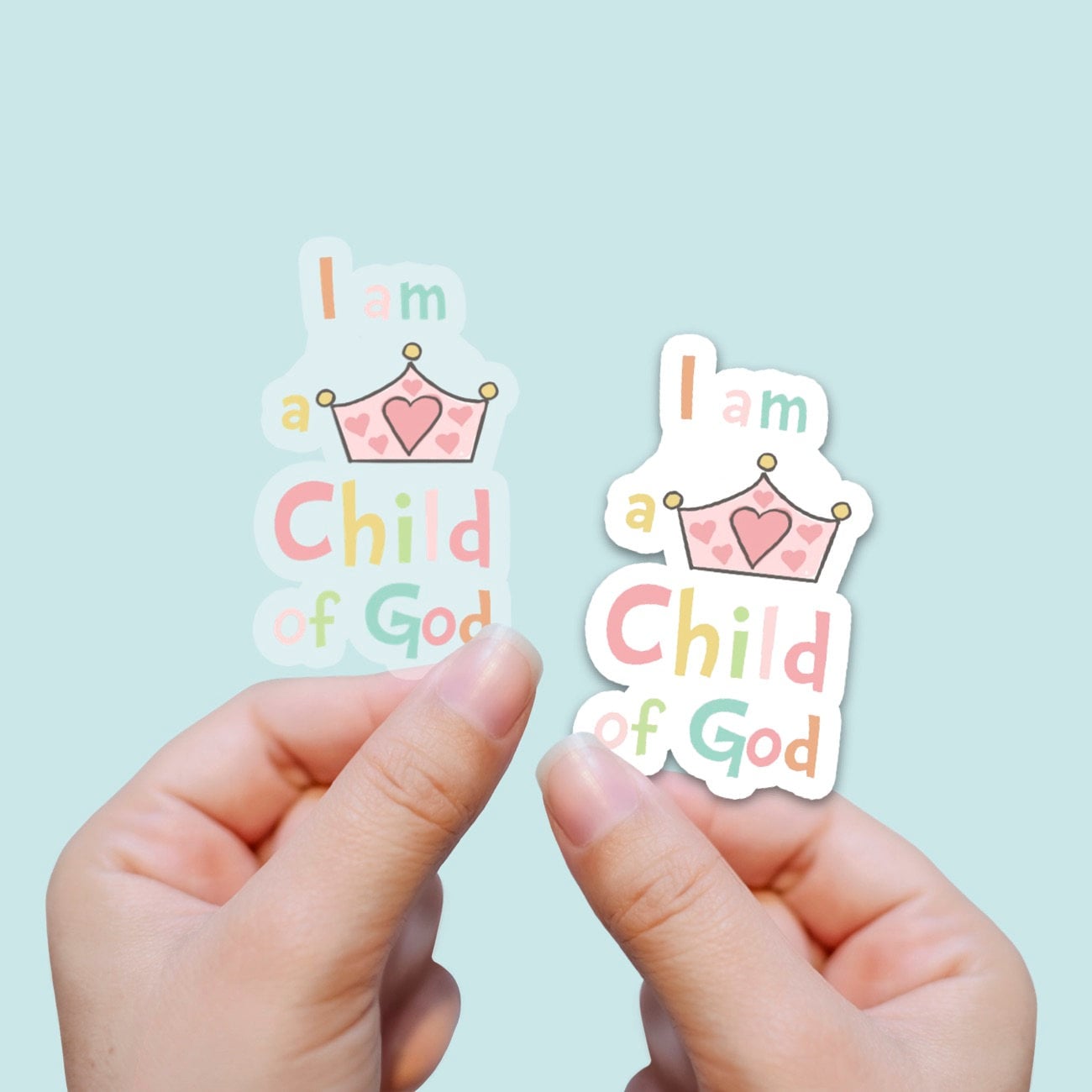 I Am a Child of God, Christian Stickers for Girls, Daughter of God ...