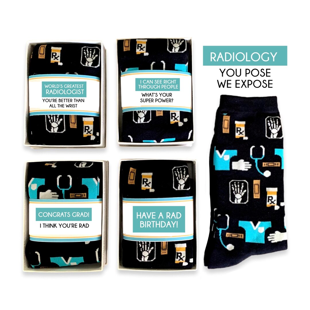 Radiology Technician Gift, Radiologist, X-ray Tech, Funny Novelty Socks ...