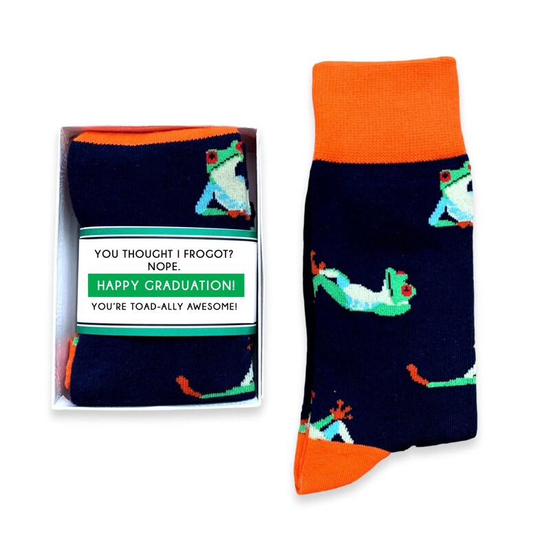 Funny Graduation Socks, Graduation Gift Ideas for Boys, O-fish-ally ...