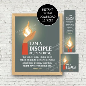 I Am a Disciple of Jesus Christ, Printable, 2024 LDS Youth Theme Logo ...