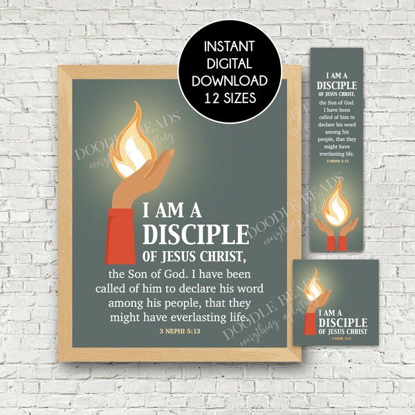 I Am a Disciple of Jesus Christ - Etsy