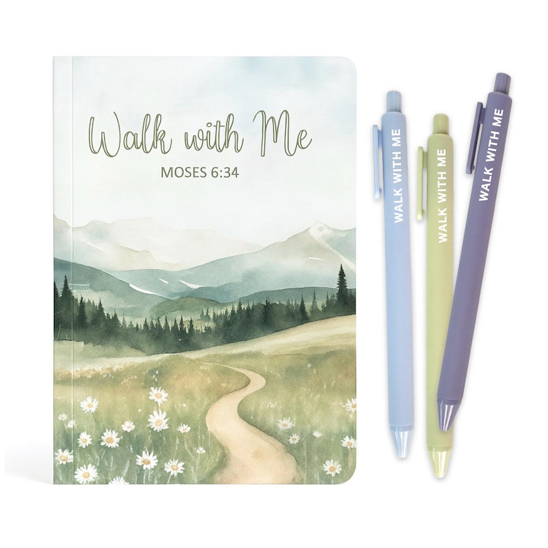 2026 Youth Theme Walk With Me Journal & Pens Gift, YW Theme Gifts, 5x7 ...