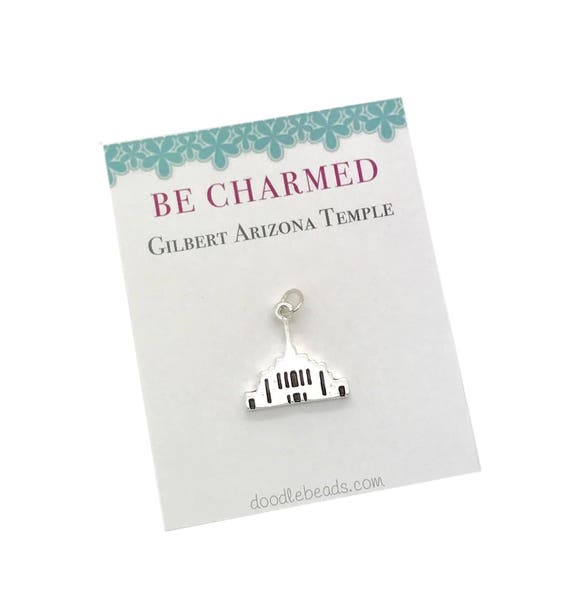Gilbert Temple LDS Temples Gilbert Arizona Temple charms | Etsy