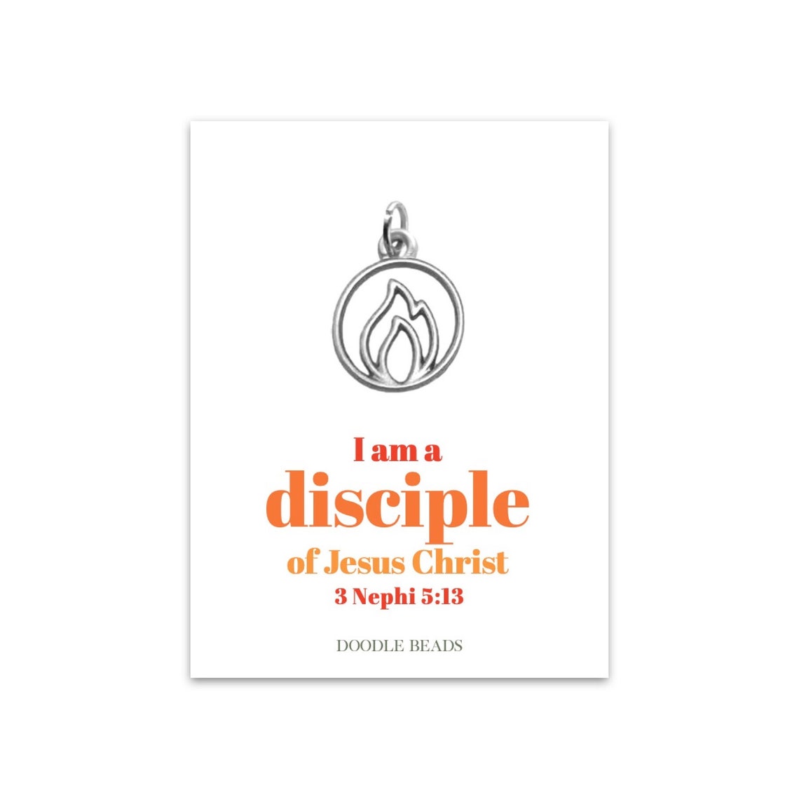 I Am a Disciple of Jesus Christ, 2024 LDS Youth Theme Charms, Hand ...