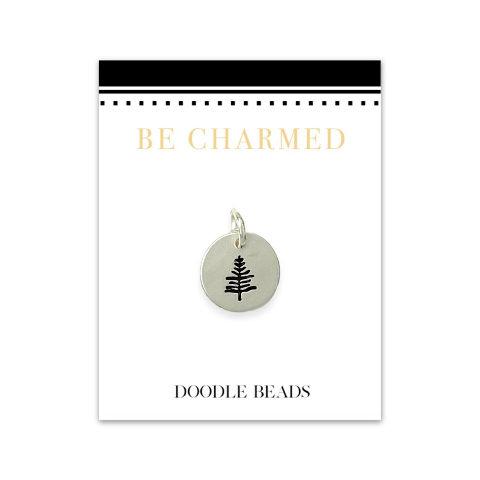 Tree Charm Pine Tree Charm Evergreen Charm Nature Charm - Etsy