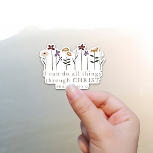 LDS Young Women YW Theme 2023 Stickers, I Can Do All Things Through ...