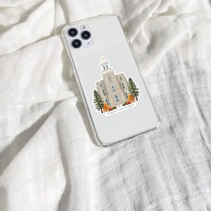 Logan Temple Sticker, Logan Utah LDS Temple, LDS Stickers, Waterproof ...