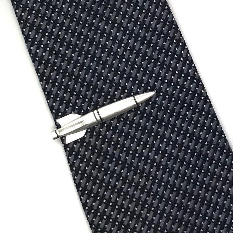 Vintage Silver Tie Clasp - Etsy