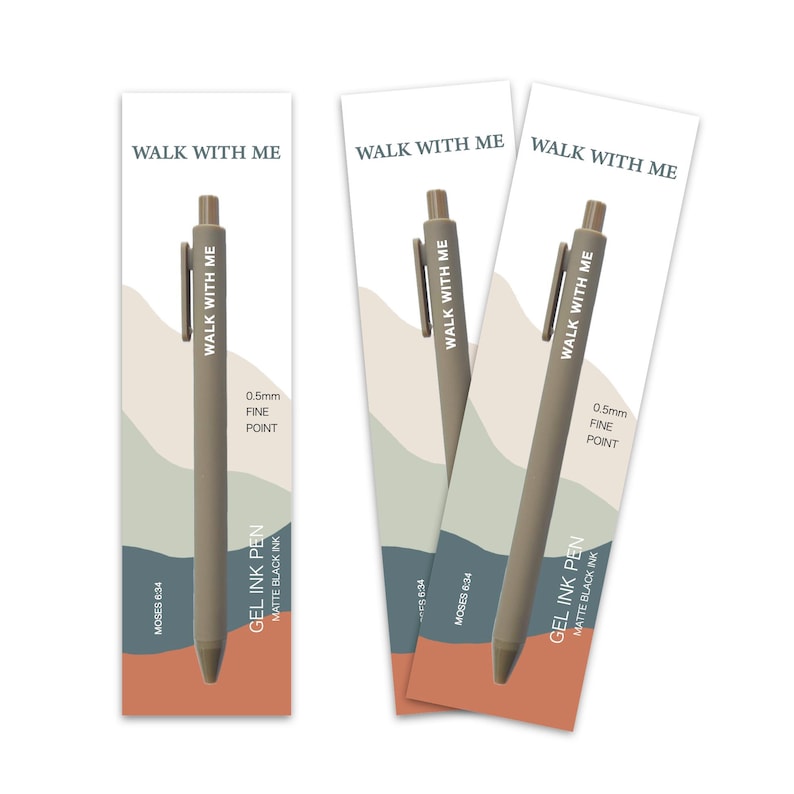 2026 Walk With Me Gel Pens Bulk, Youth Theme Pen Gift Set for ...