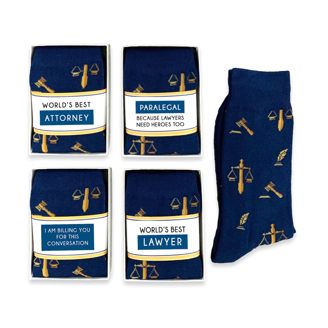 Funny Lawyer Gifts Ideas for Men, Women, Attorney Paralegal Thank You ...