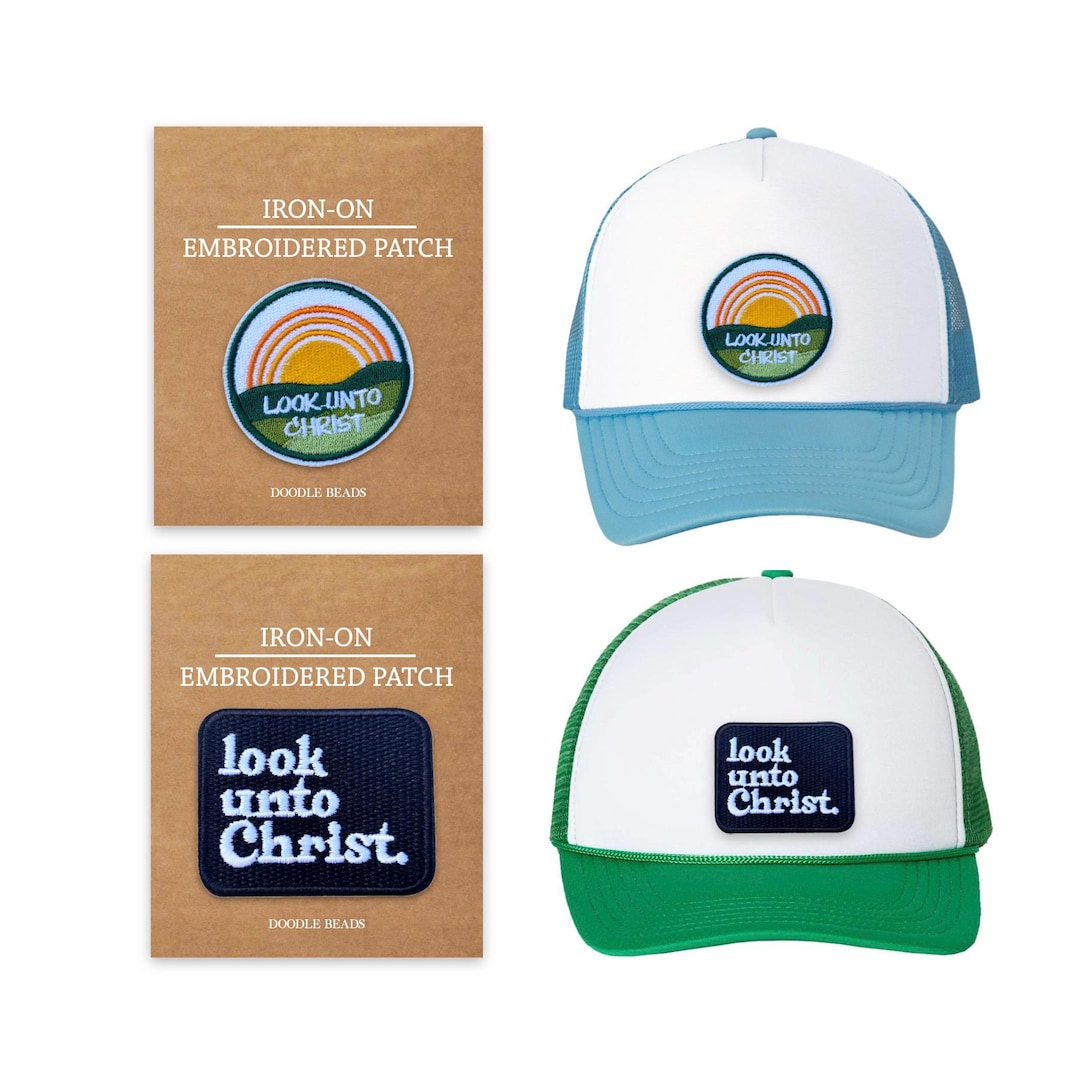 2025 LDS Youth Theme Look Unto Christ Embroidered Iron on Patch | YW ...