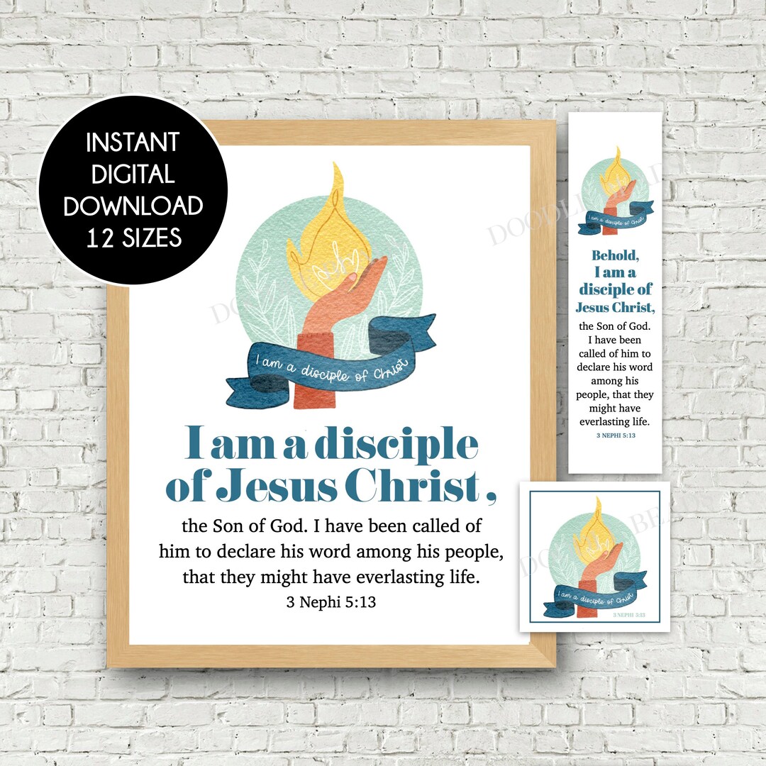 2024 Youth Theme I Am a Disciple of Jesus Christ, Printable Bulletin ...