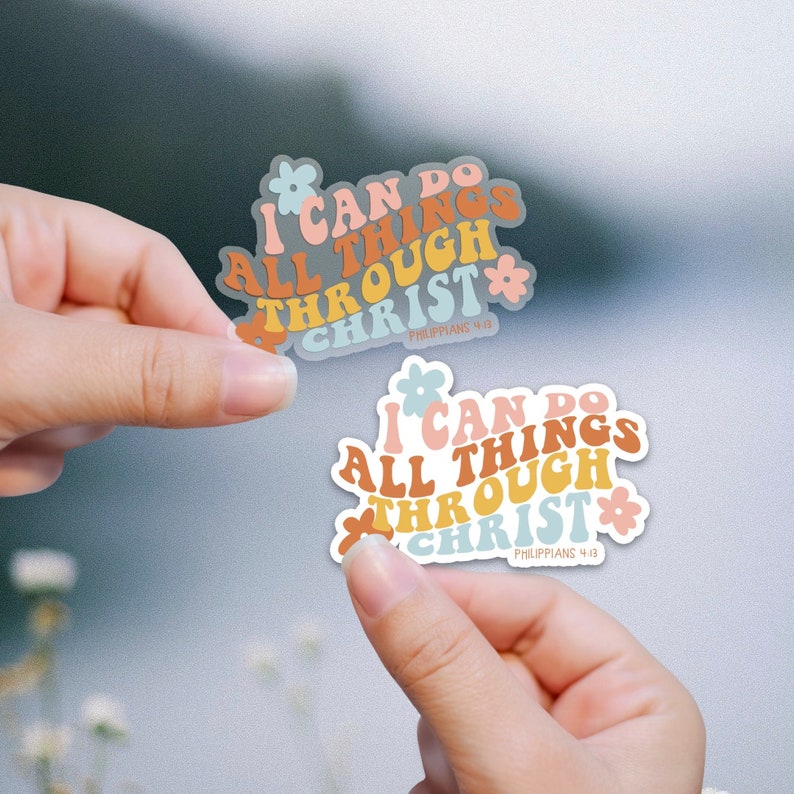 LDS Young Women YW Theme 2023 Stickers I Can Do All Things - Etsy Canada