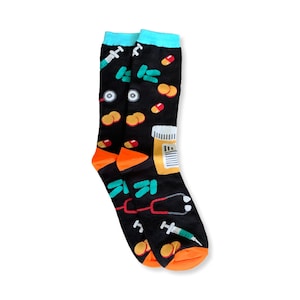 Funny Pharmacy Gifts, Pharmacist Doctor Socks & Sock Wrap Quote Pun ...