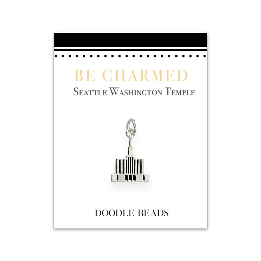 Seattle Temple, LDS Temples, Seattle Washington Temple Charms, LDS ...