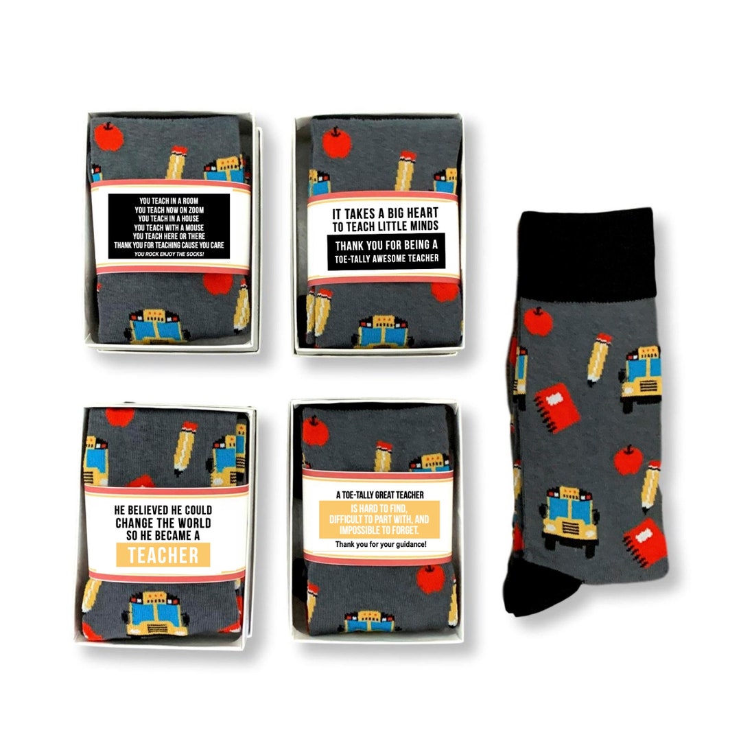 Elementary Teacher Gifts, Kindergarten, Funny Teacher Socks, Teacher ...