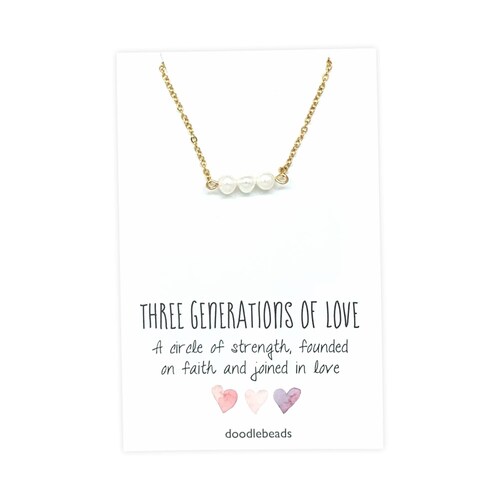 Generations Necklace Set. Gift for Grandmother. Personalized - Etsy