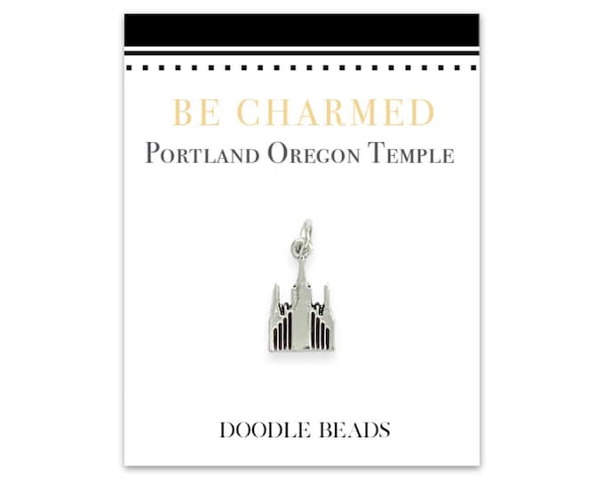 Silver or Gold LDS Temple Charm, Salt Lake Temple, Mormon Temples ...