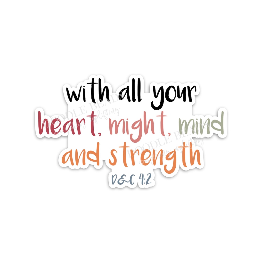 LDS Scripture Quotes, Sister Missionary Stickers, Serve God With All ...