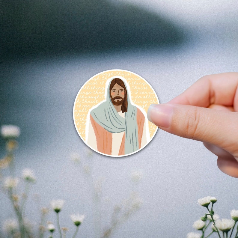 Names of Christ Jesus Sticker for DIY Christmas Ornament - Etsy