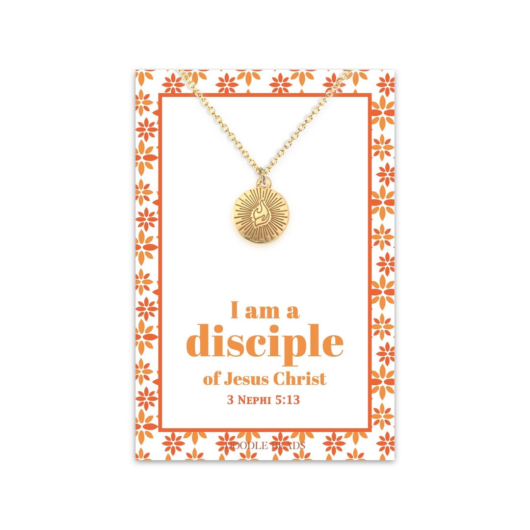I Am a Disciple of Jesus Christ, 2024 LDS Youth Theme Necklace, Hand ...