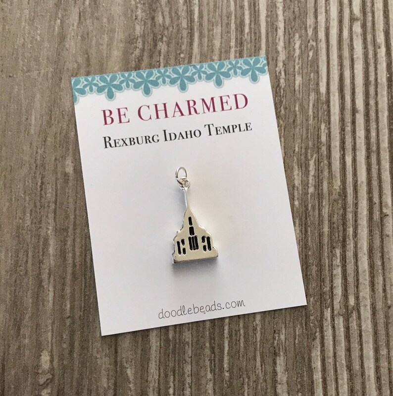Rexburg Temple LDS Temples Rexburg Idaho Temple charms LDS | Etsy