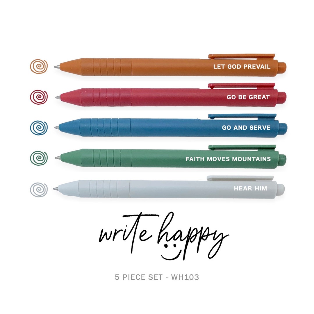 LDS Missionary Journaling Pens, Colored Ink Gel Pens, Scripture Marking ...