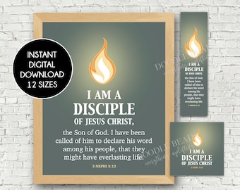 I Am a Disciple of Jesus Christ New 2024 Youth Theme Gifts, Notebook ...
