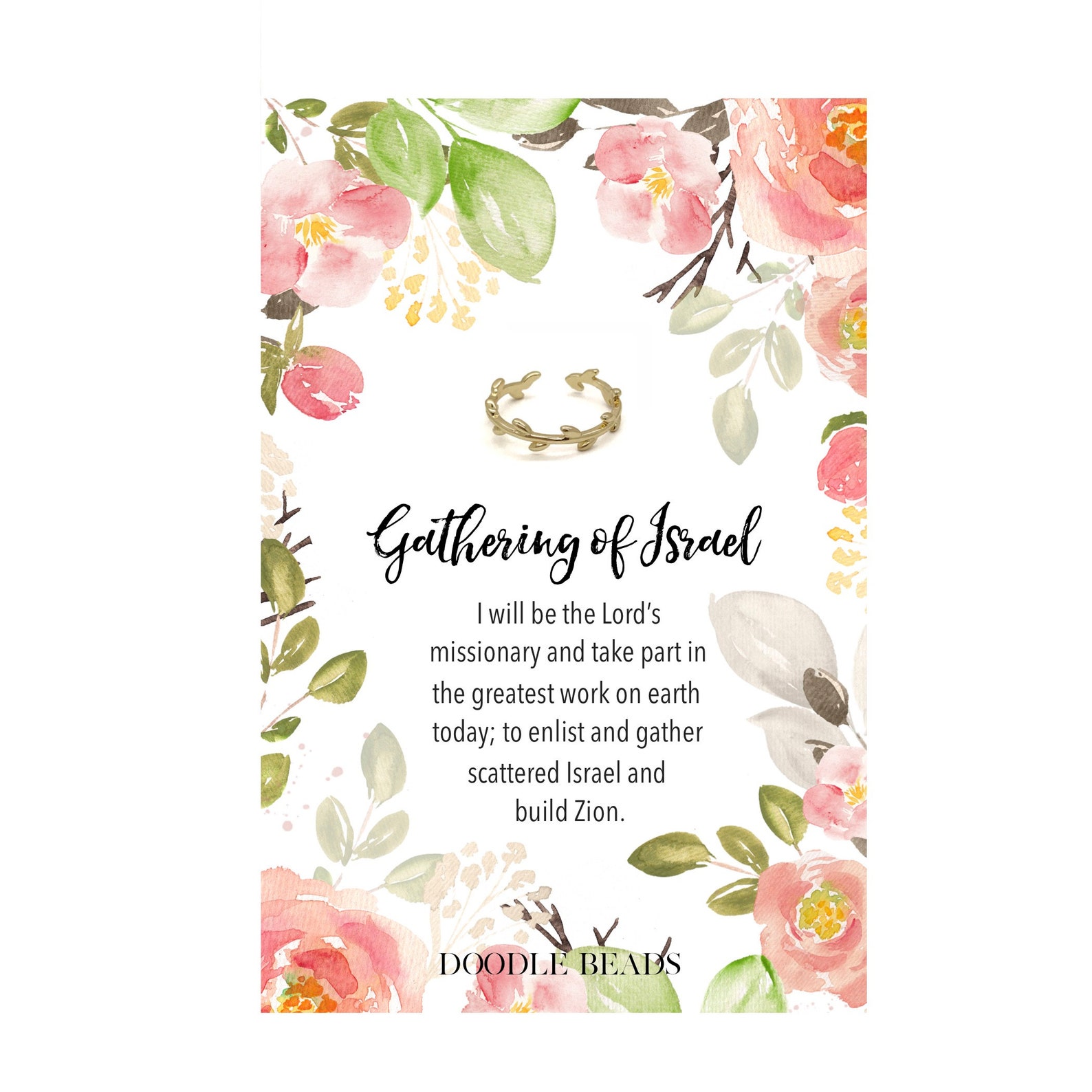 Gathering of Israel President Nelson Invitation Sister | Etsy