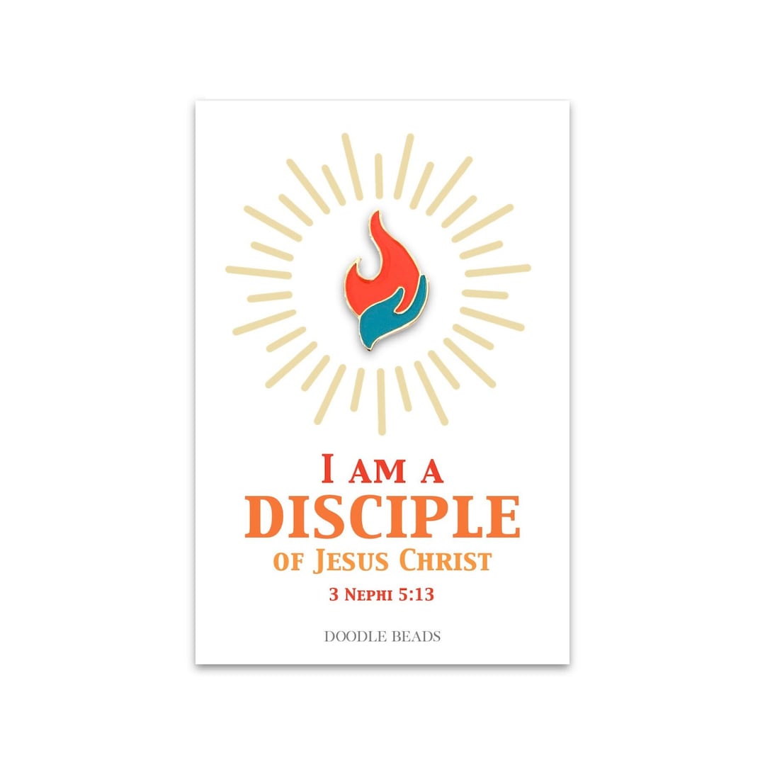 I Am a Disciple of Jesus Christ, LDS 2024 Youth Theme Logo Pin for ...