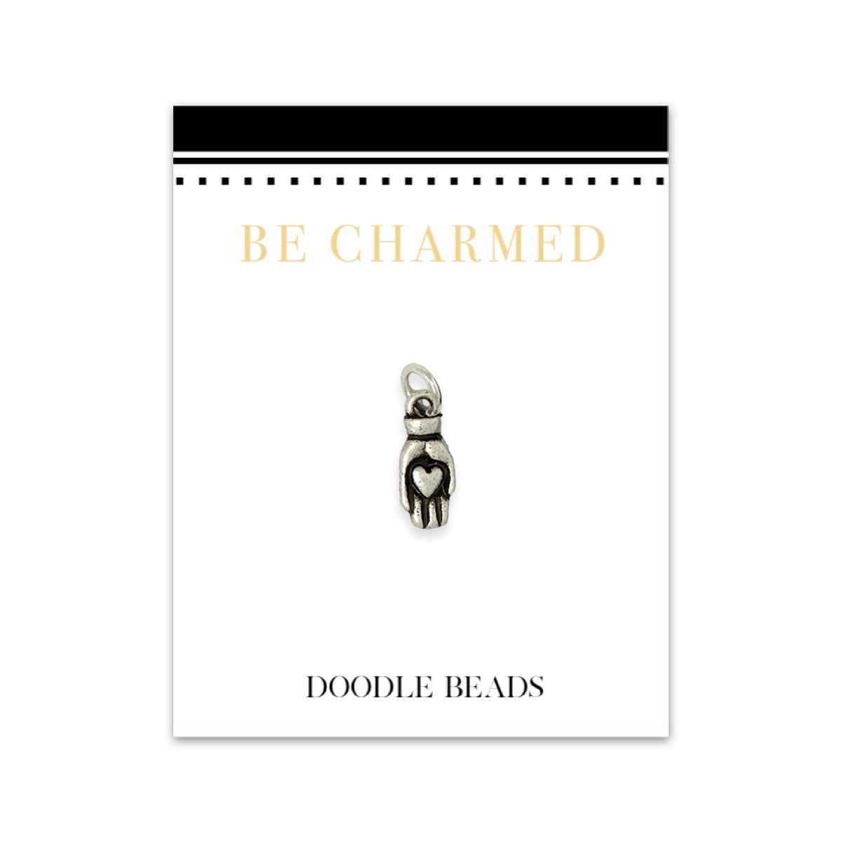 Heart in Hand Charm Helping Hands Charm Charity Never - Etsy