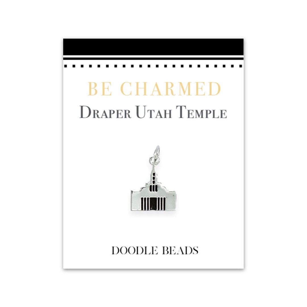Draper Temple, LDS Temples, Draper Utah Temple Charms, LDS Wedding ...