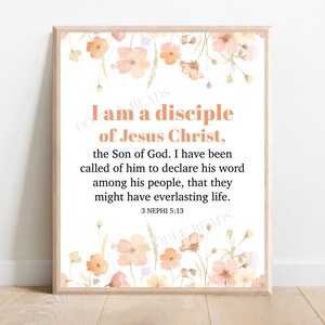 2024 Youth Theme I Am a Disciple of Jesus Christ, Printable Bulletin ...