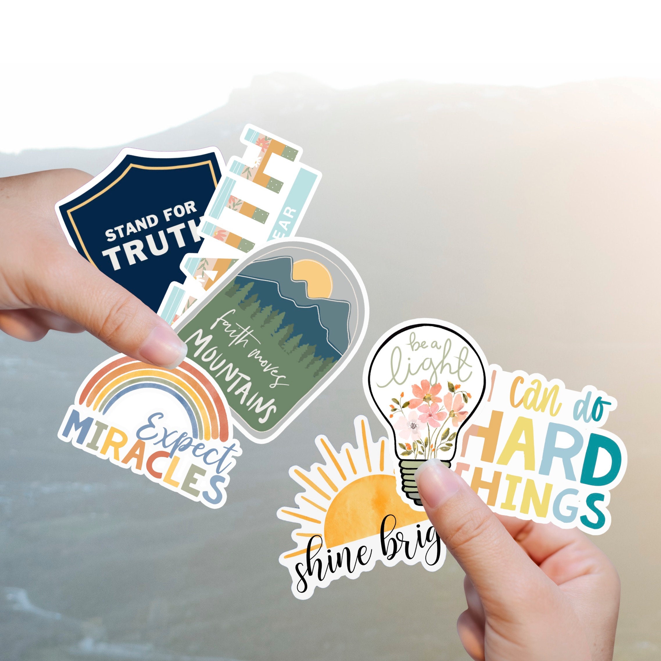 Fun Inspirational Sticker Pack for Sister Missionaries - Etsy