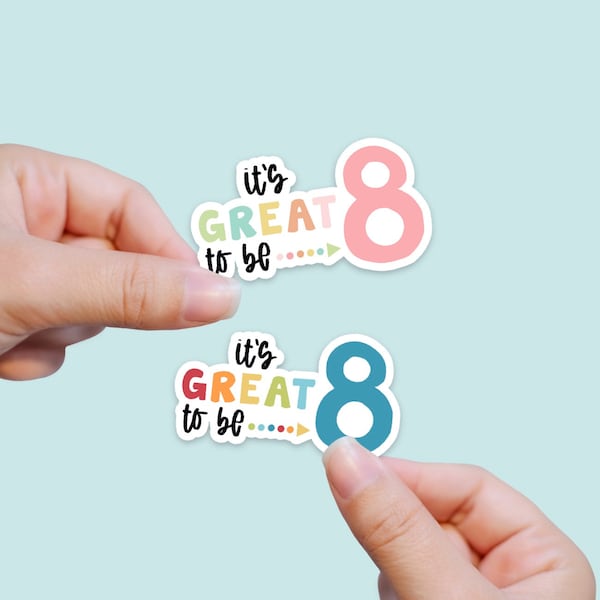 It is Great to Be 8 - Etsy
