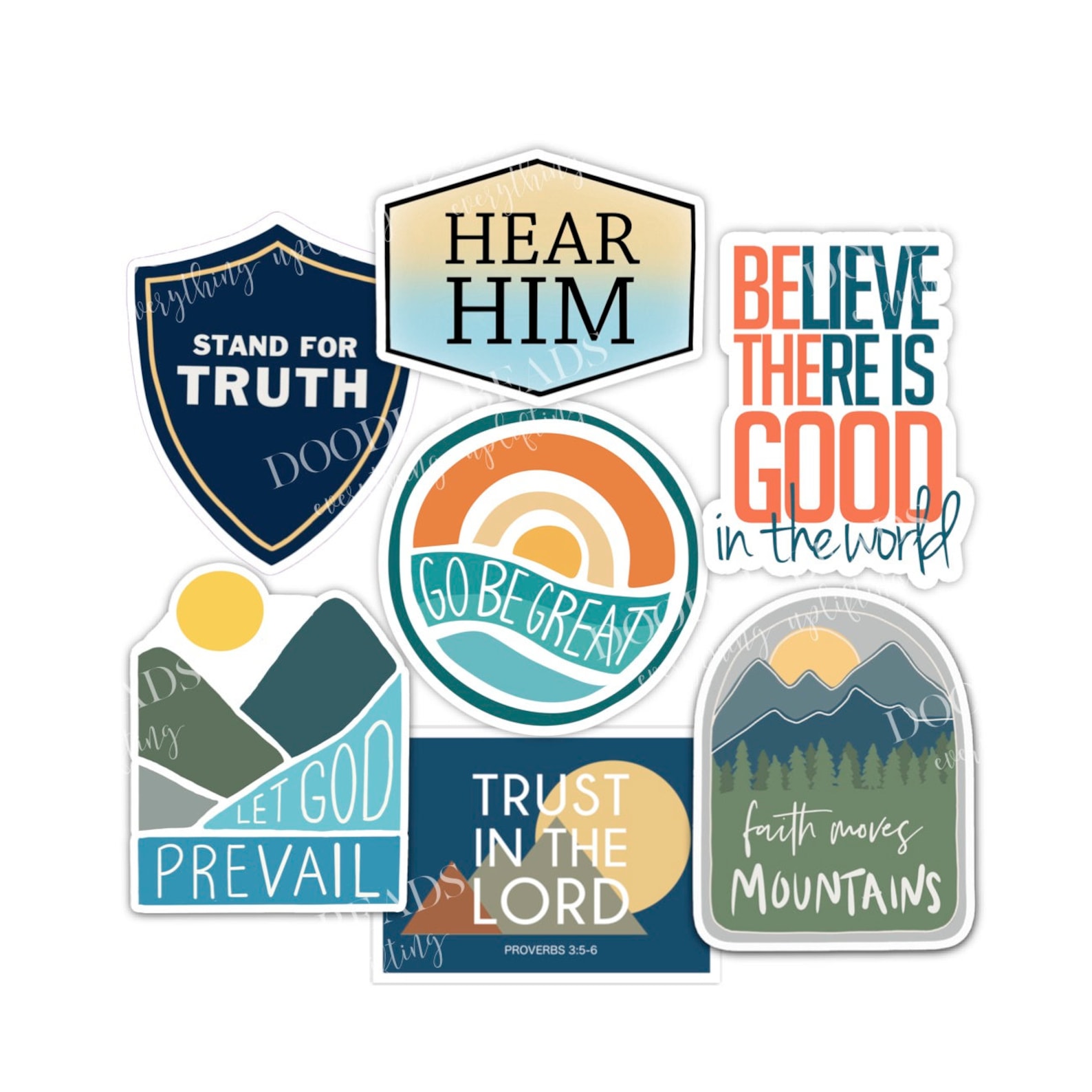 LDS Sticker Pack, Missionary Birthday Gift, Inspirational LDS Sticker ...