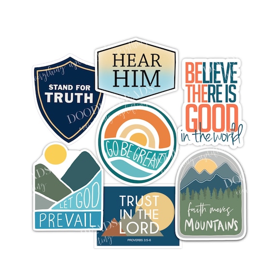 LDS Sticker Pack Missionary Birthday Gift Inspirational LDS | Etsy