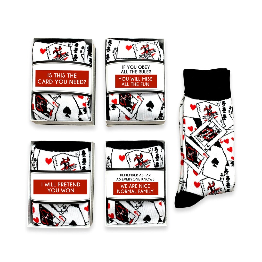 Playing Cards Family Friends Game Night Gifts, Lucky Card Game Novelty ...