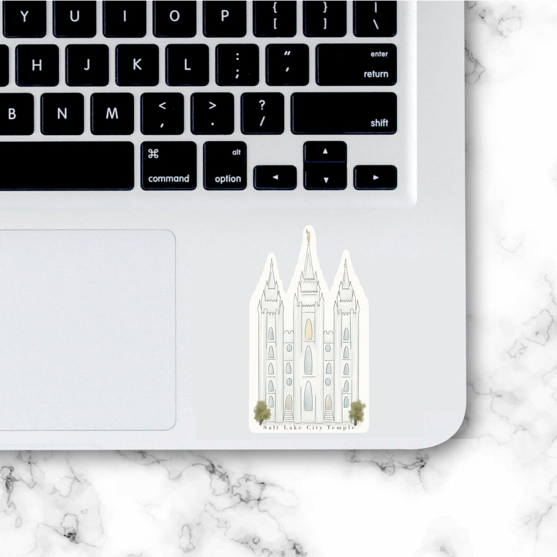 Salt Lake City Temple Sticker, LDS Temples, LDS Stickers, Waterproof ...