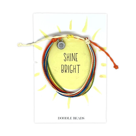 Thread Bracelet with charm surfers bracelet waterproof | Etsy